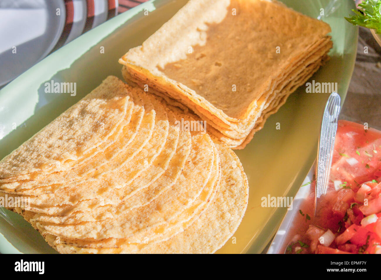A bunch of tacos on a mexican party Stock Photo - Alamy