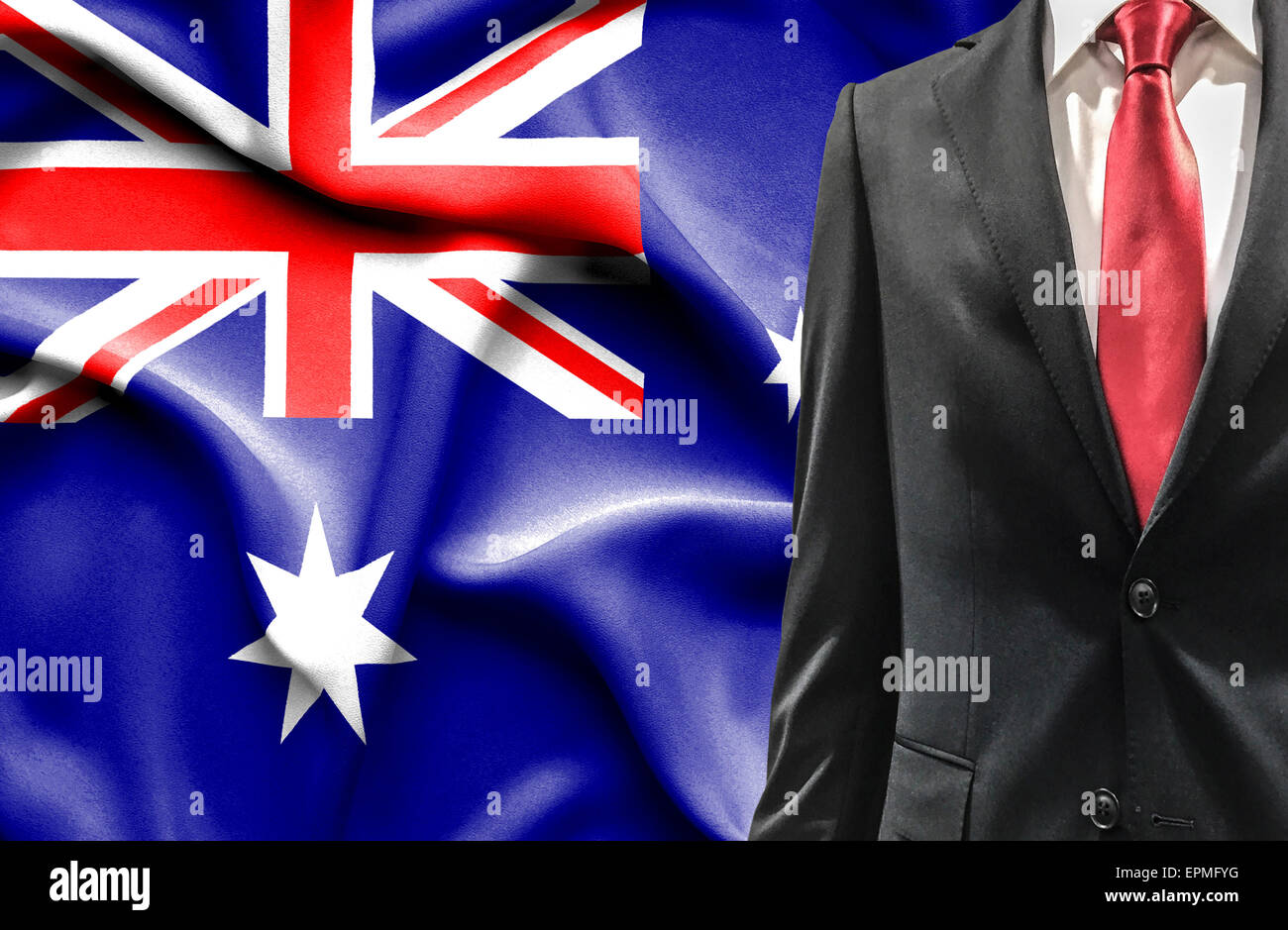 Man in suit from Australia Stock Photo - Alamy