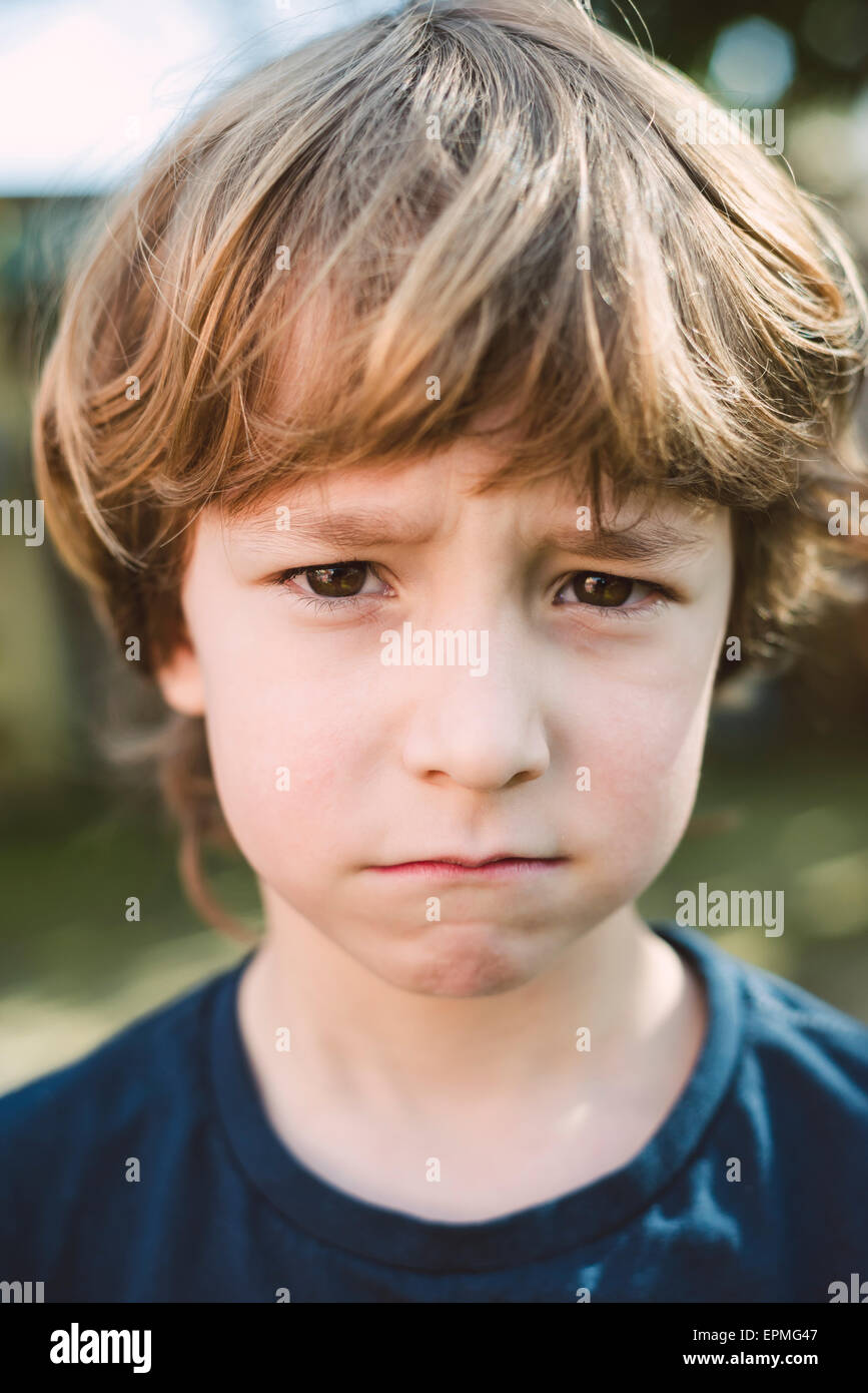 Portrait of little boy pouting mouth Stock Photo - Alamy Portrait of little boy pouting mouth Stock Photo - Alamy