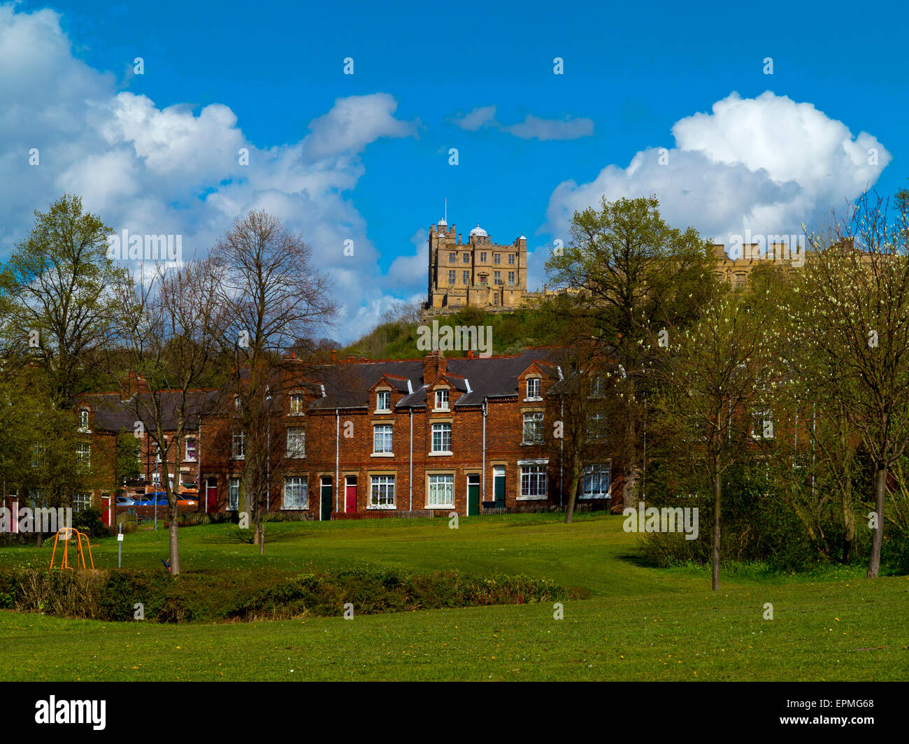 Houses in New Bolsover a model village built 1896 for the Bolsover ...