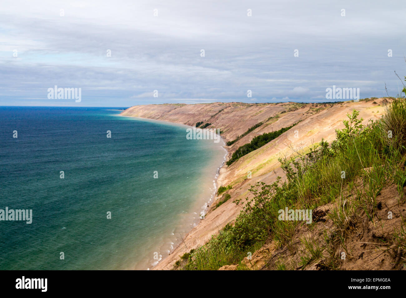 The Sable Sand dunes as viewed from the Log Slide Overlook in Pictured ...