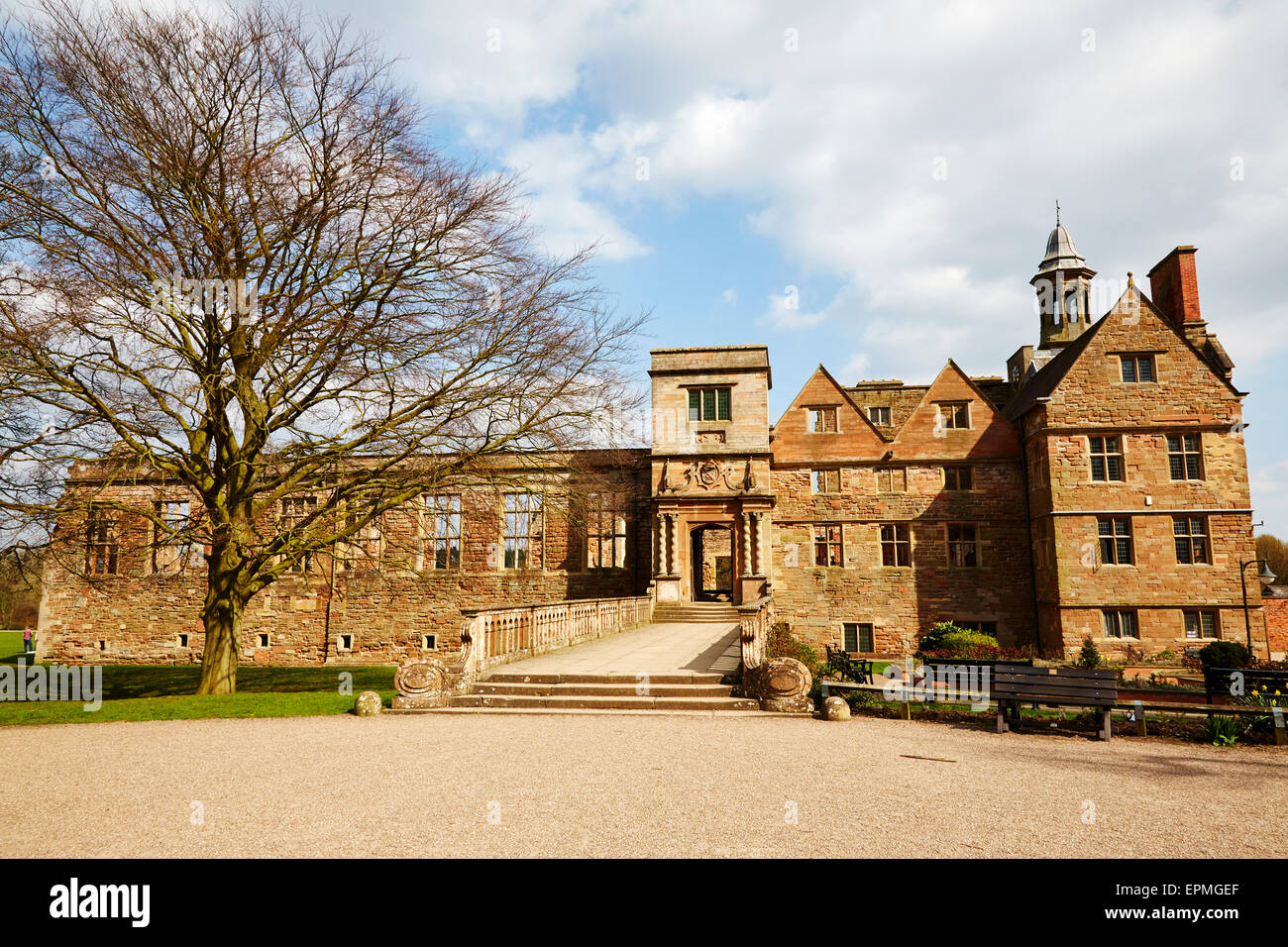 View of Rufford Abbey Stock Photo - Alamy