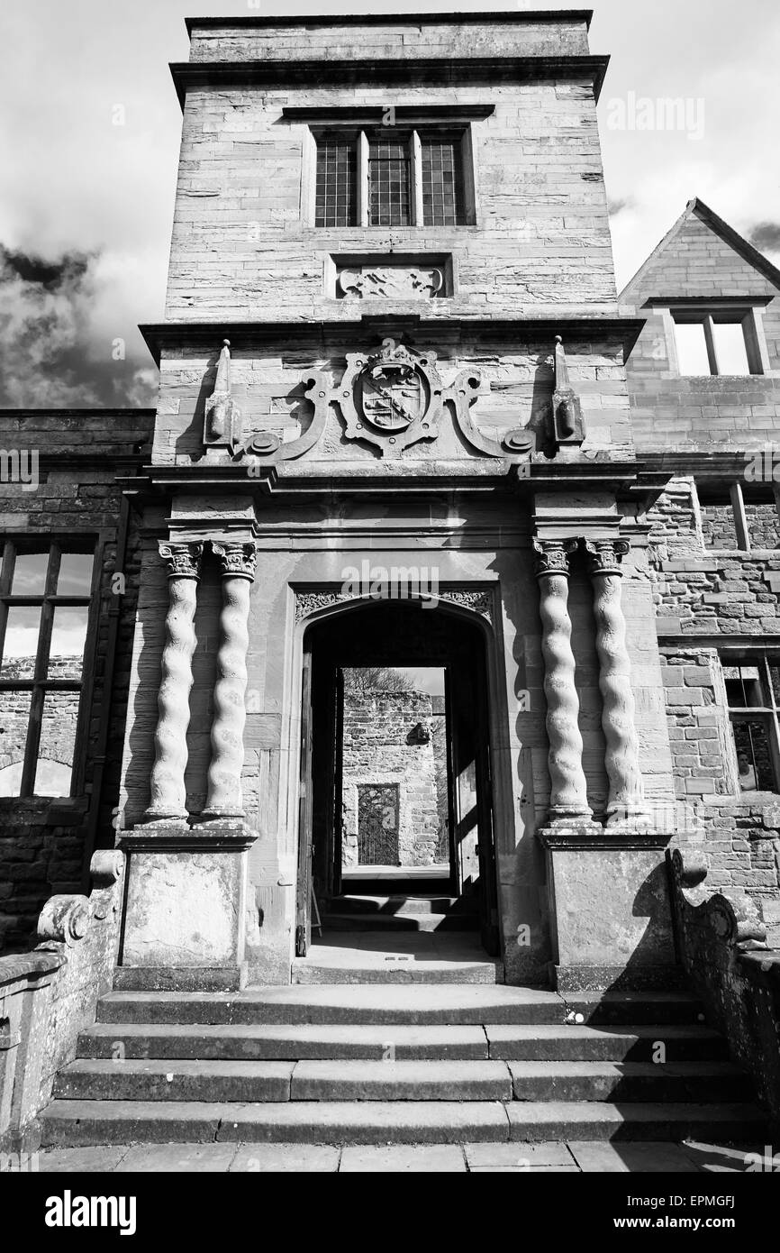 View of Rufford Abbey Stock Photo - Alamy