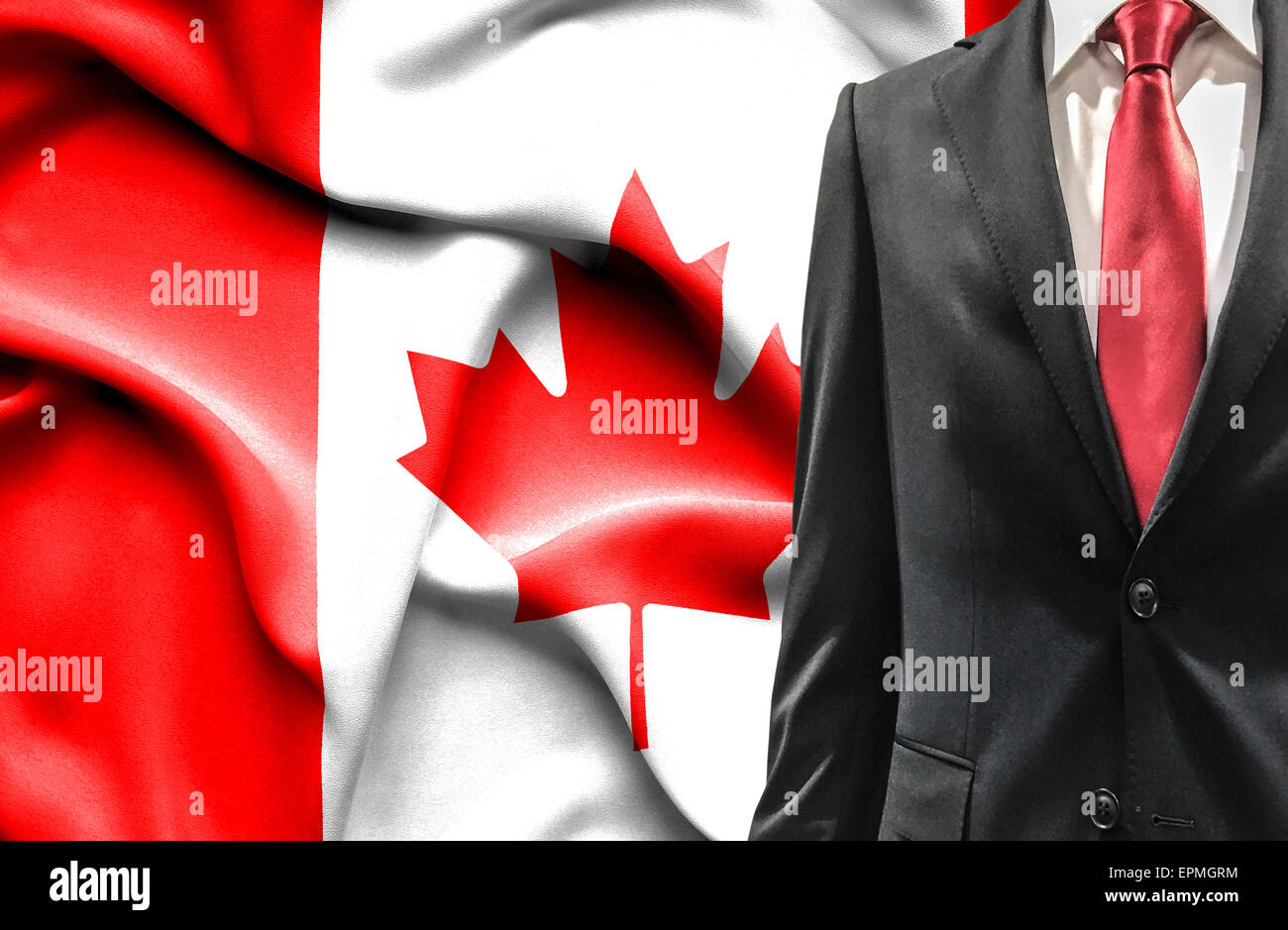 Man in suit from Canada Stock Photo - Alamy
