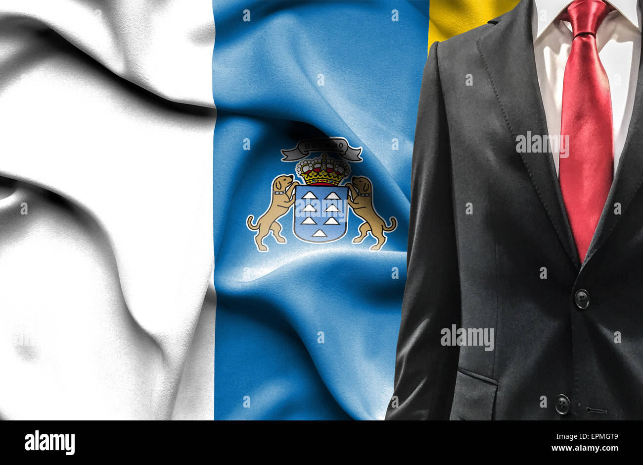 Man in suit from Canary Islands Stock Photo - Alamy