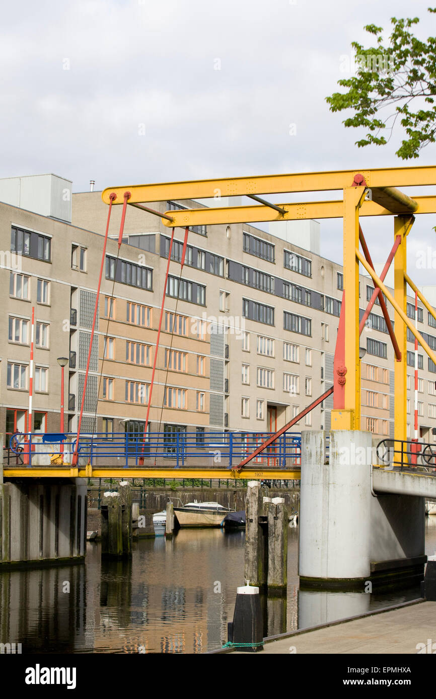Amsterdam Mechanical Drawbridge Stock Photo - Alamy