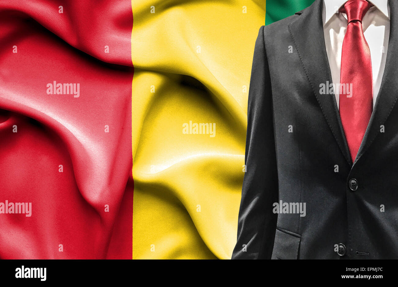 Man in suit from Guinea Stock Photo - Alamy