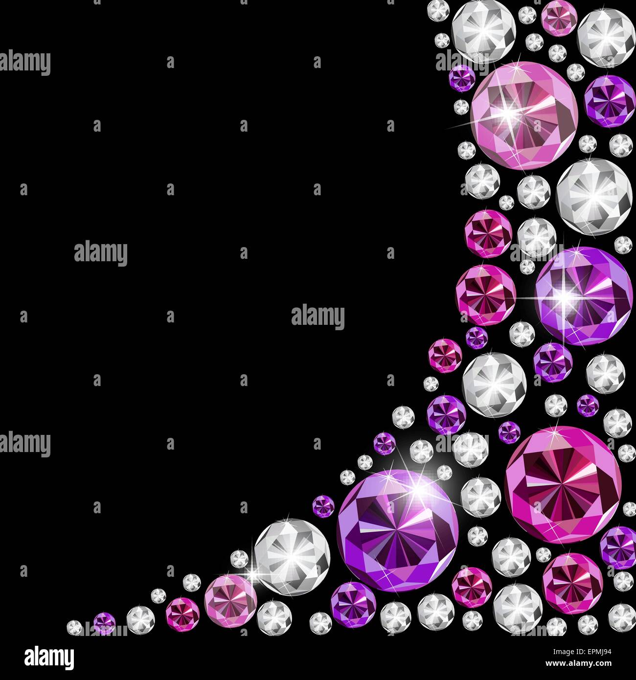 Abstract Luxury Black Diamond Background Vector Illustration Stock ...