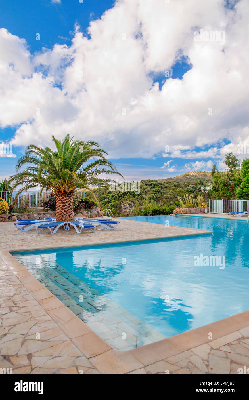 Large infinity pool Stock Photo - Alamy