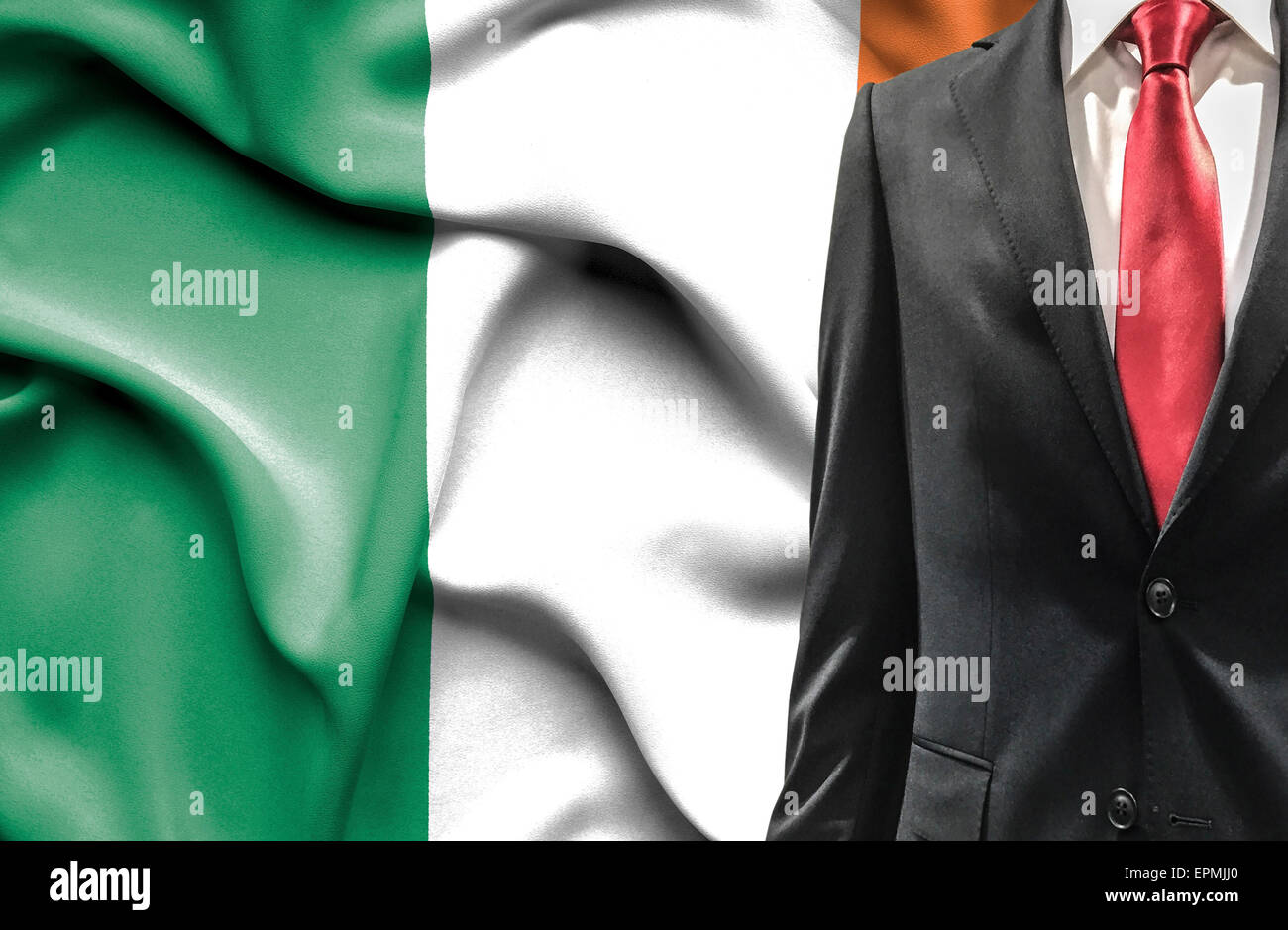 Man in suit from Ireland Stock Photo - Alamy