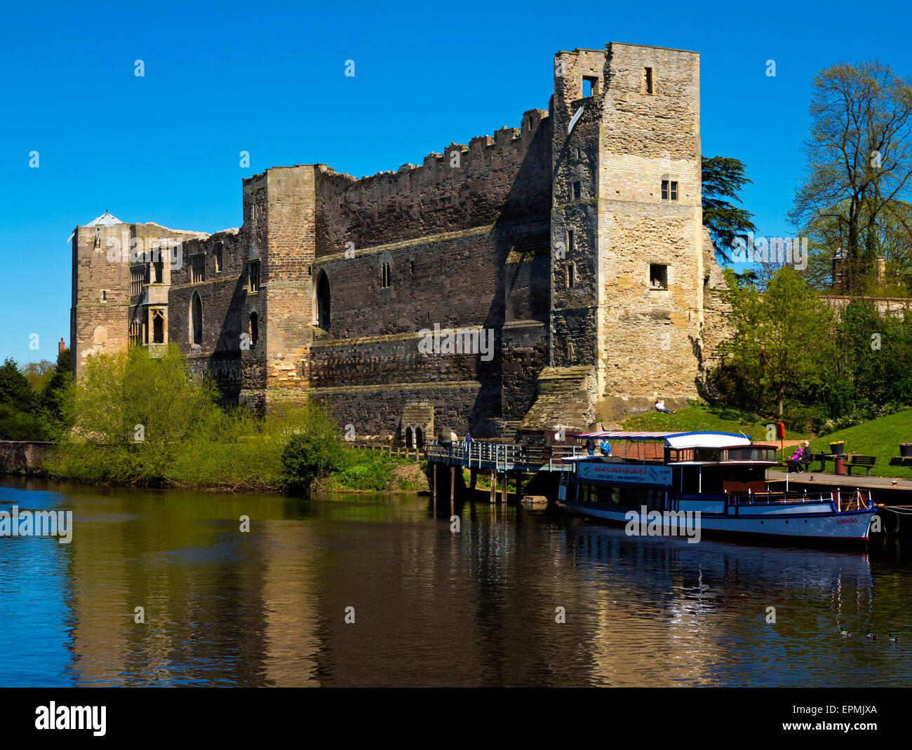 The ruins of Newark Castle in Newark on Trent Nottinghamshire England ...