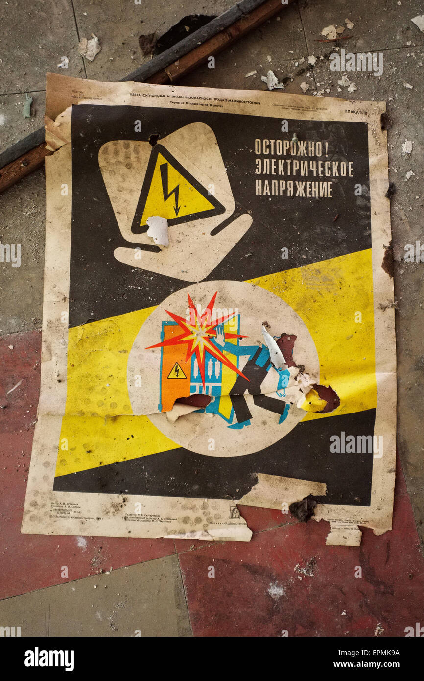 Poster danger electrocution Stock Photo - Alamy