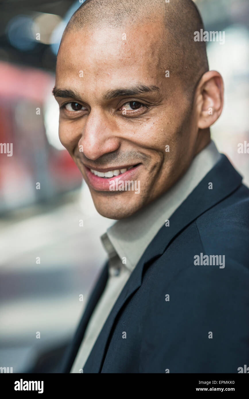 Portrait of confident businessman Stock Photo - Alamy