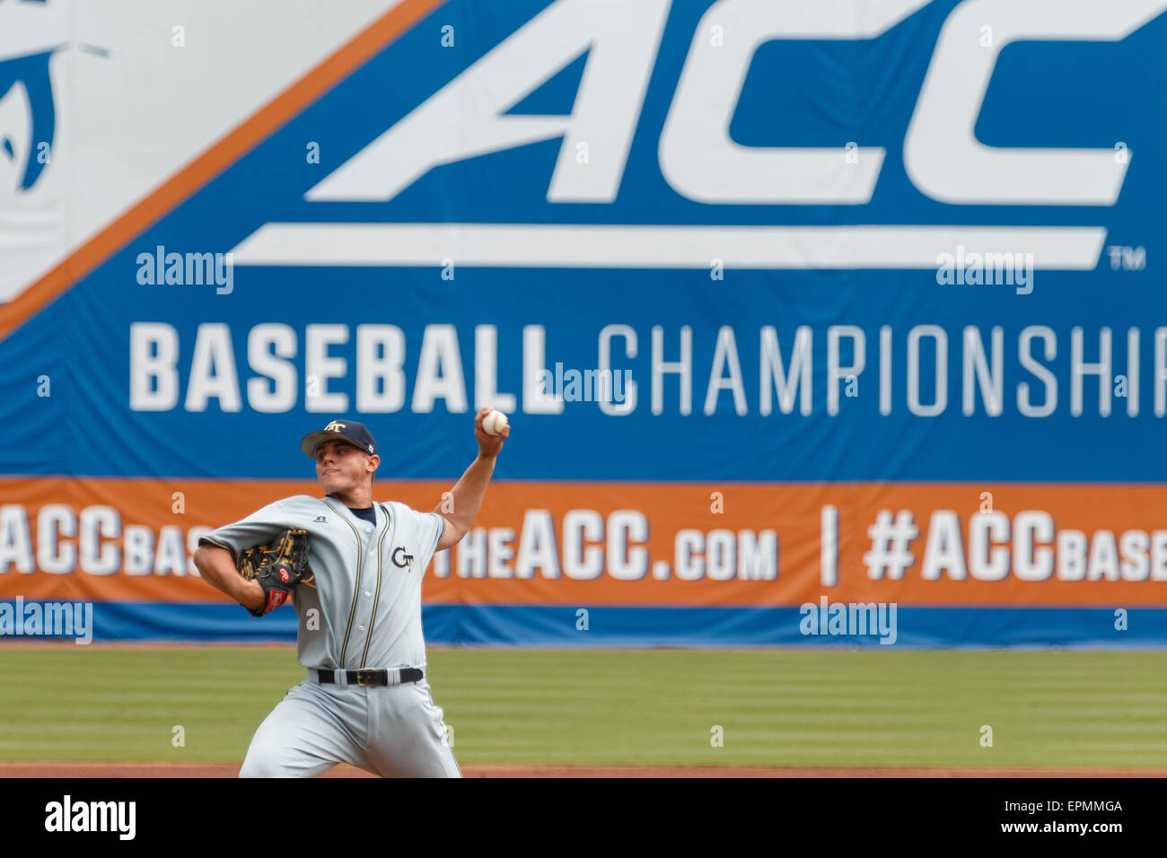 pitcher Jonathan King (39) of the Georgia Tech Yellow Jackets gets his ...