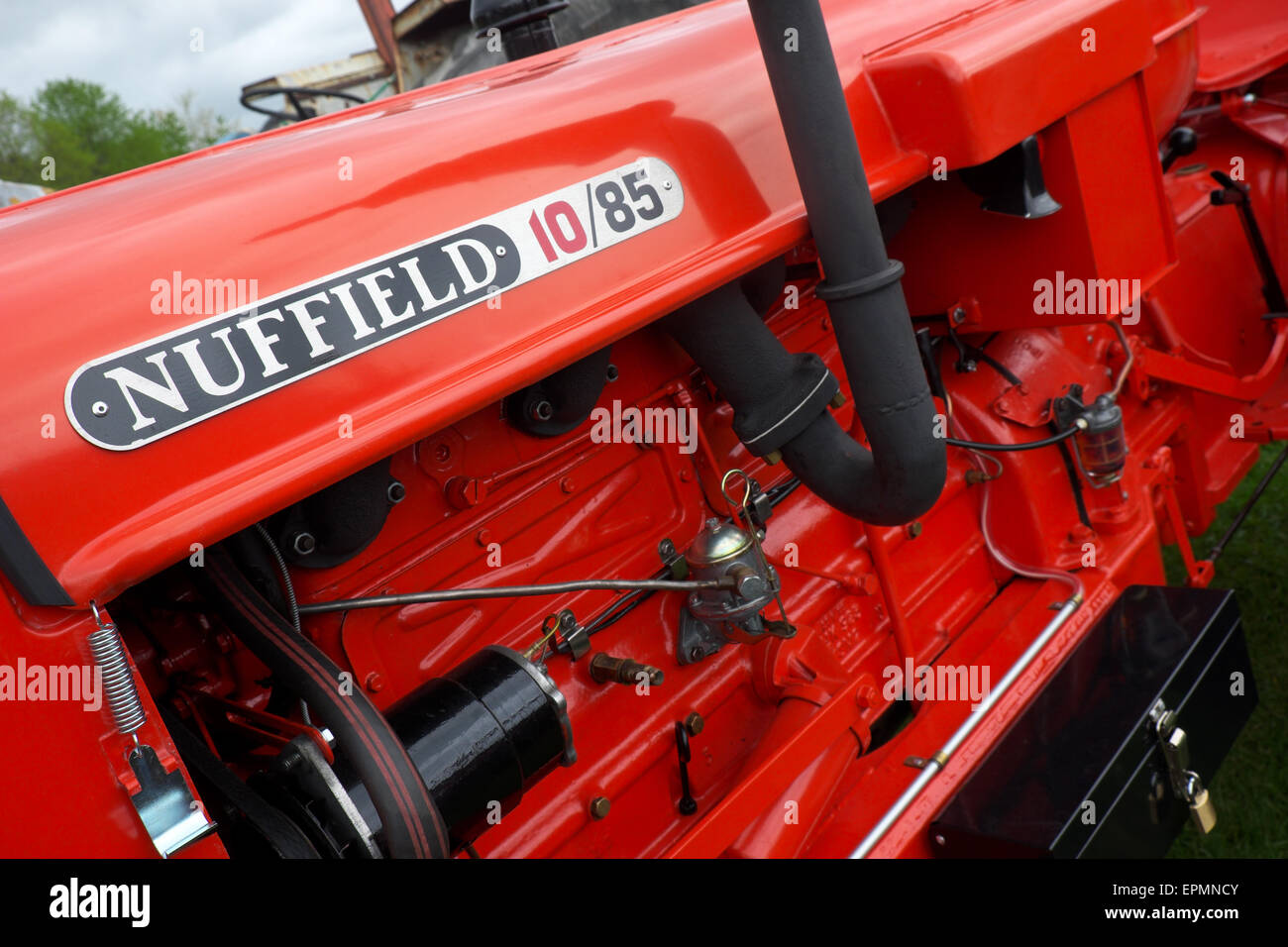 Nuffield 10/85 old vintage tractor Stock Photo - Alamy