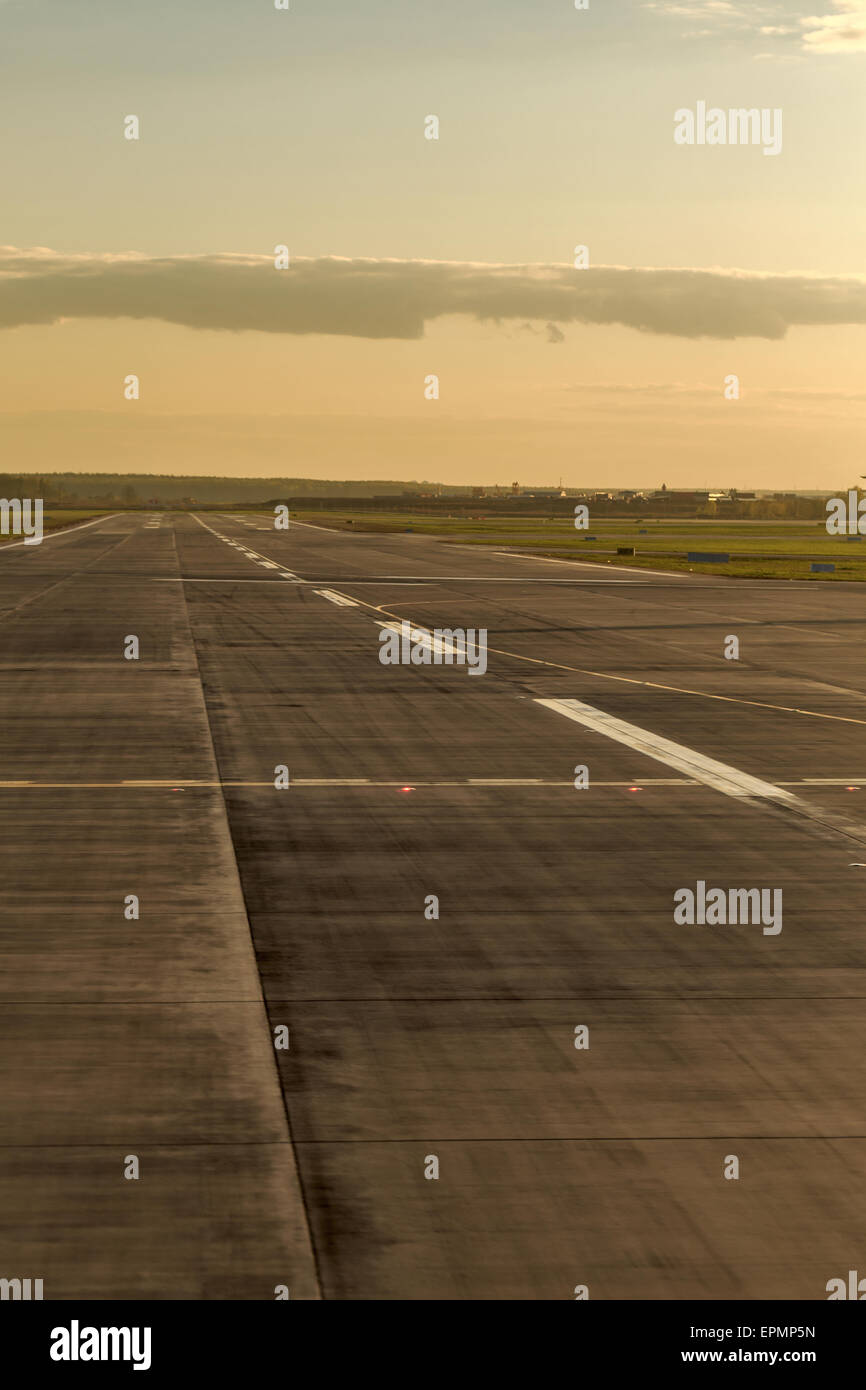 Empty Plane Runway