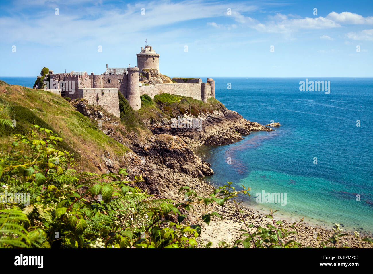 Cote d'Emeraude, Fort la Latte, France, Brittany Stock Photo - Alamy