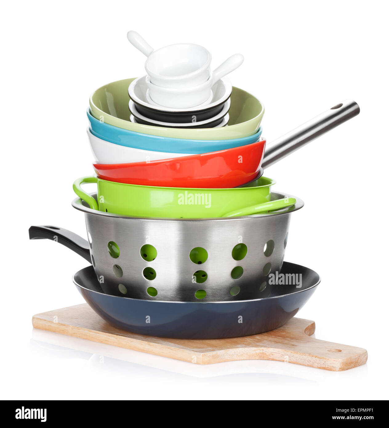 Cooking equipment. Isolated on white background Stock Photo - Alamy