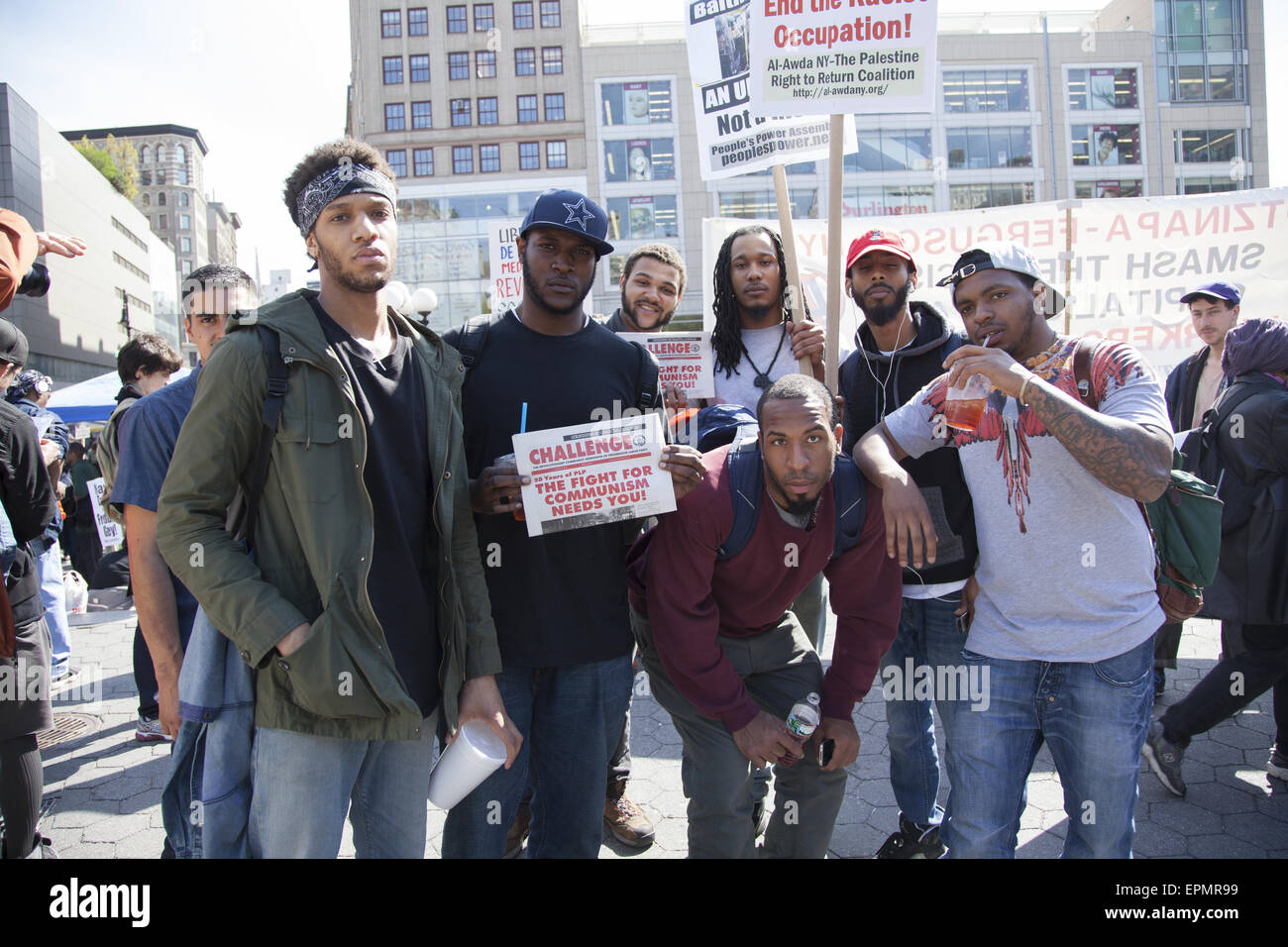 Union Square becomes a gathering point for people expressing various ...