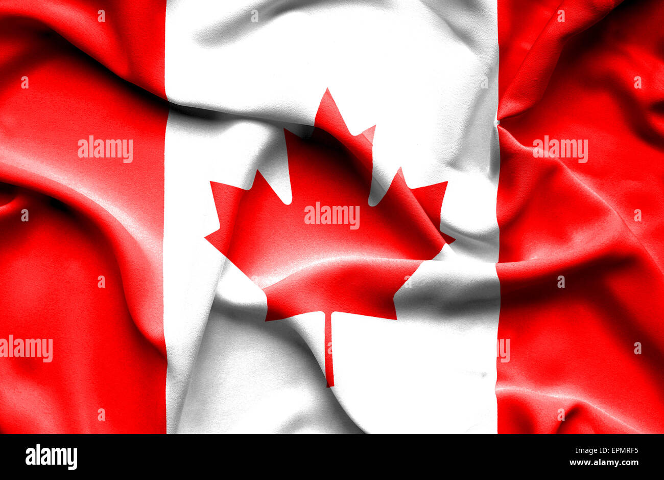 Canada waving flag Stock Photo - Alamy