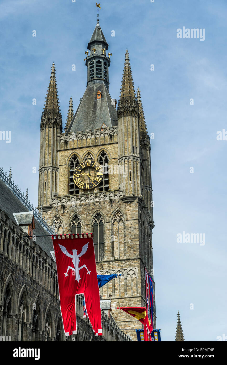 Belgium city ypres cloth hall hi-res stock photography and images - Alamy