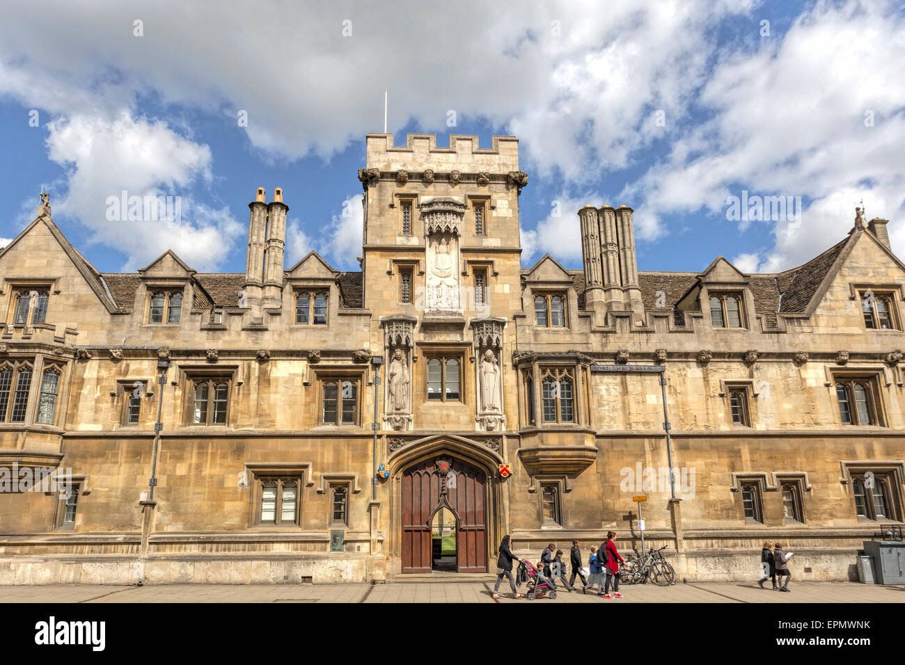 Facade of All souls College overlooking the High Street ( part of the ...