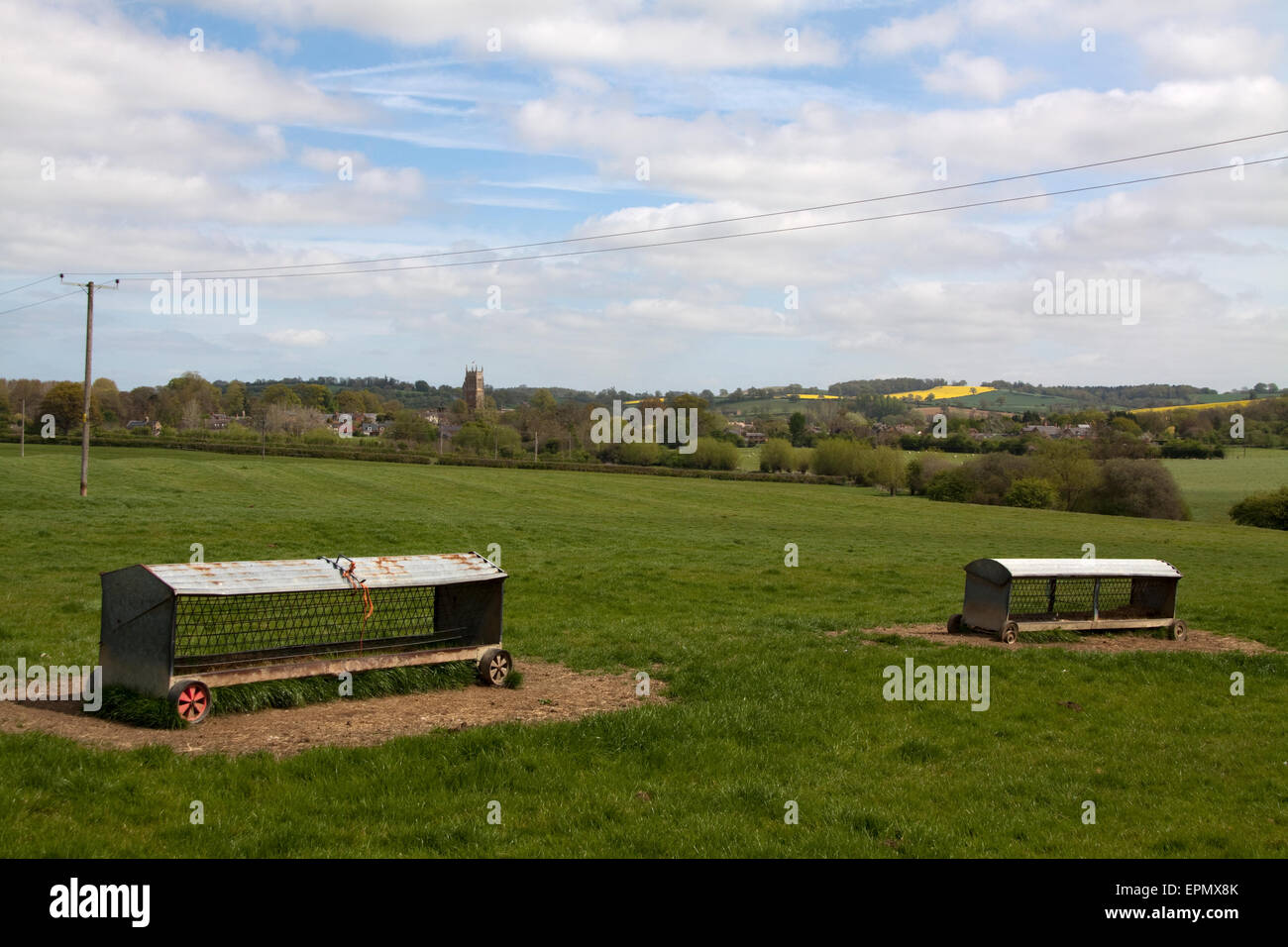 Brailes Three Hills Walk Stock Photo - Alamy