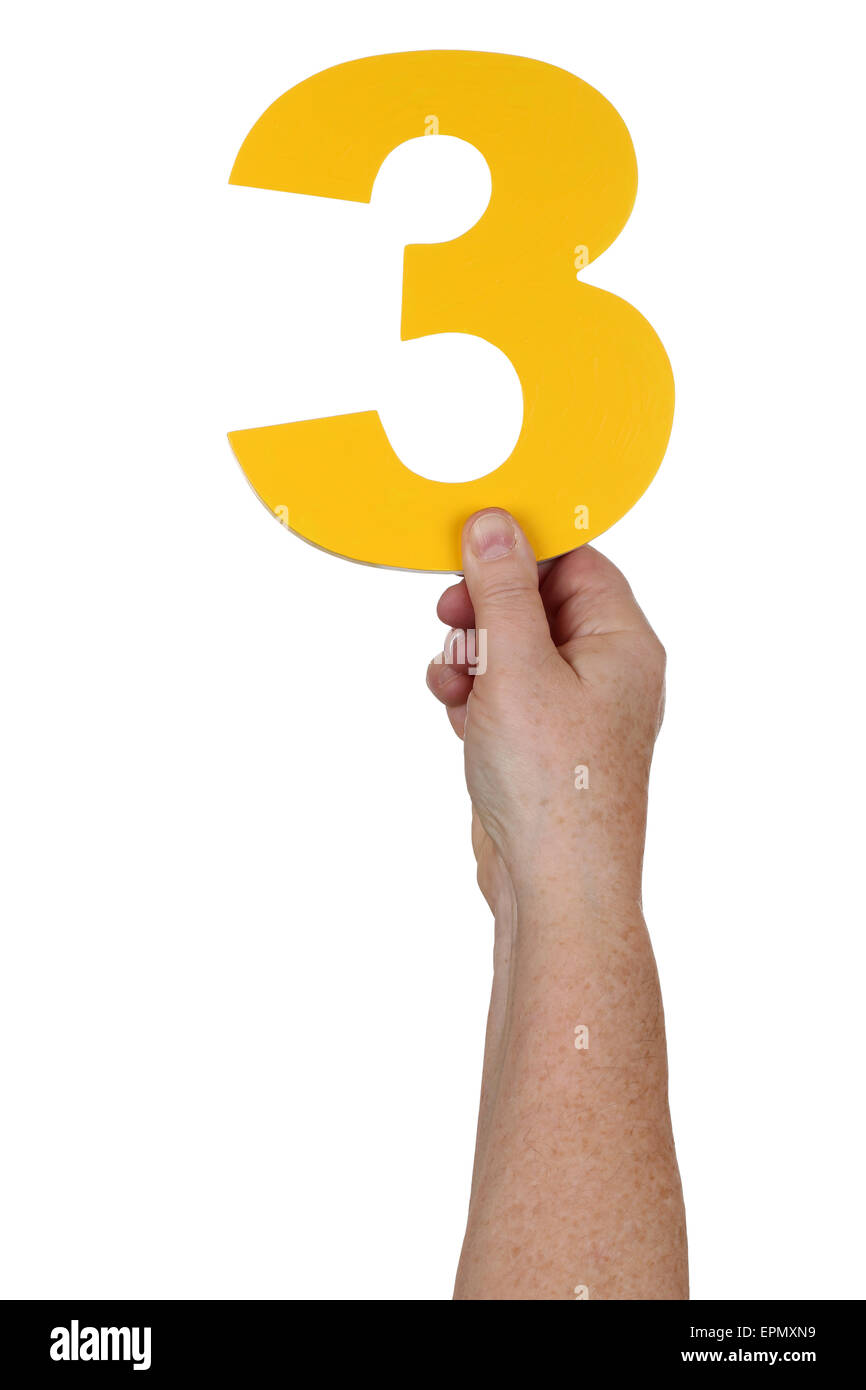 Number 3 Cut Out Stock Images & Pictures - Alamy