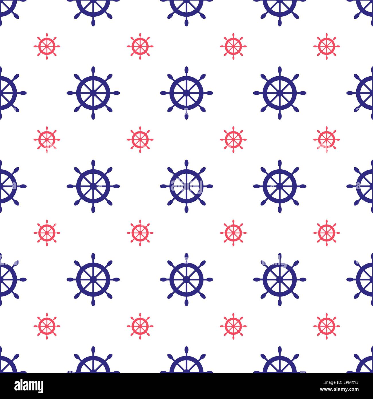 Seamless nautical pattern Stock Vector Image & Art - Alamy
