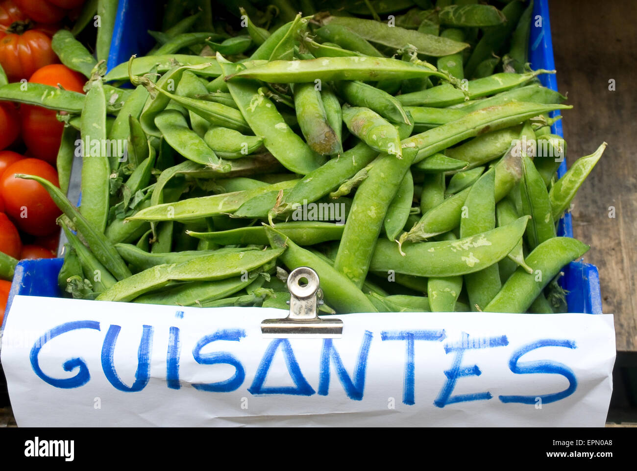 Green peas pods hi-res stock photography and images - Alamy