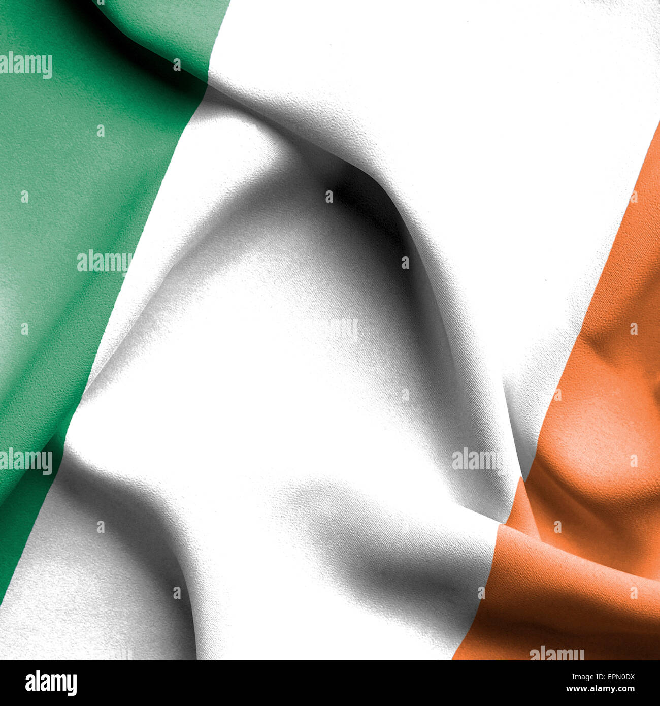 Ireland waving flag Stock Photo - Alamy