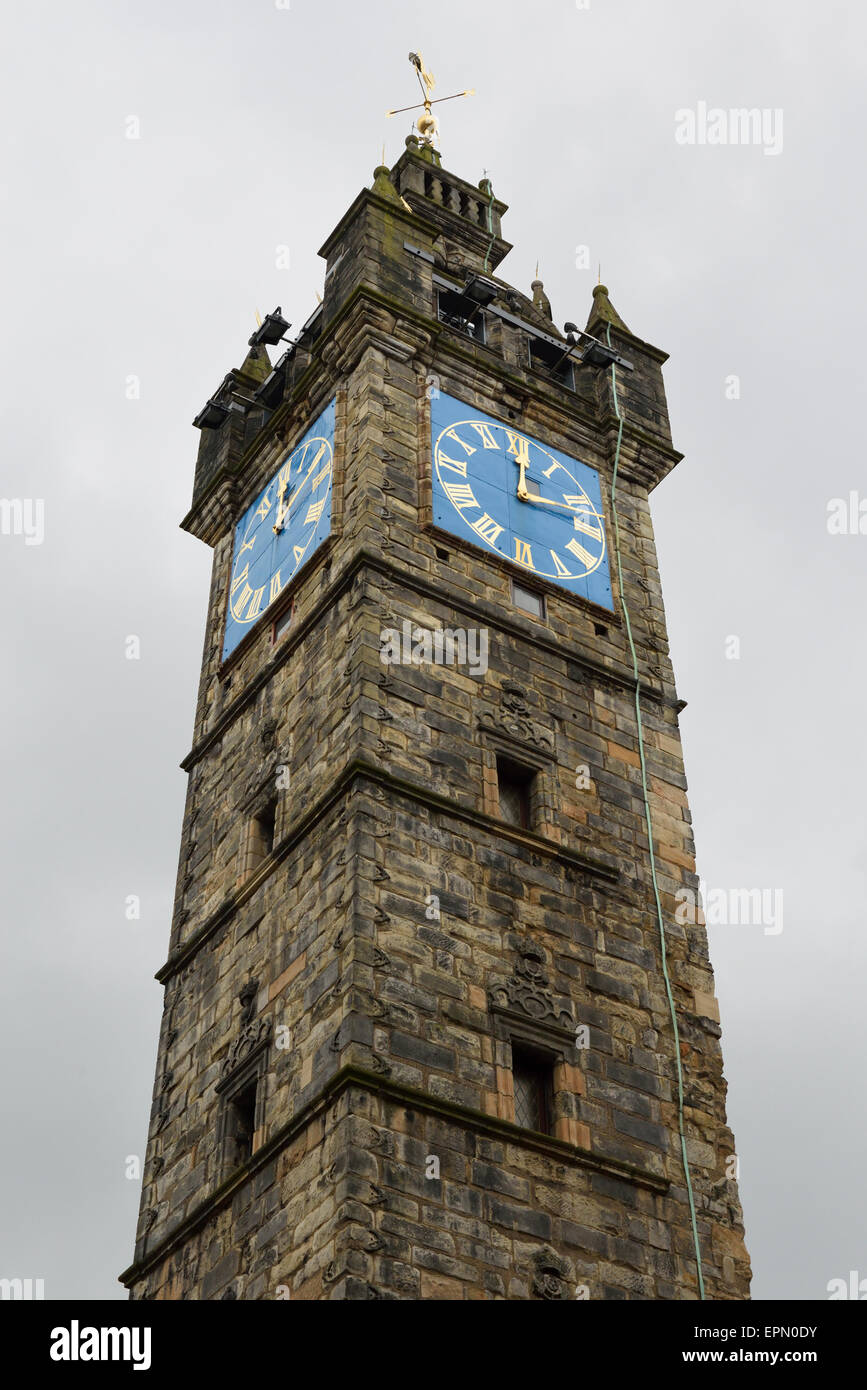 Glasgow tolbooth clock tower hi-res stock photography and images - Alamy