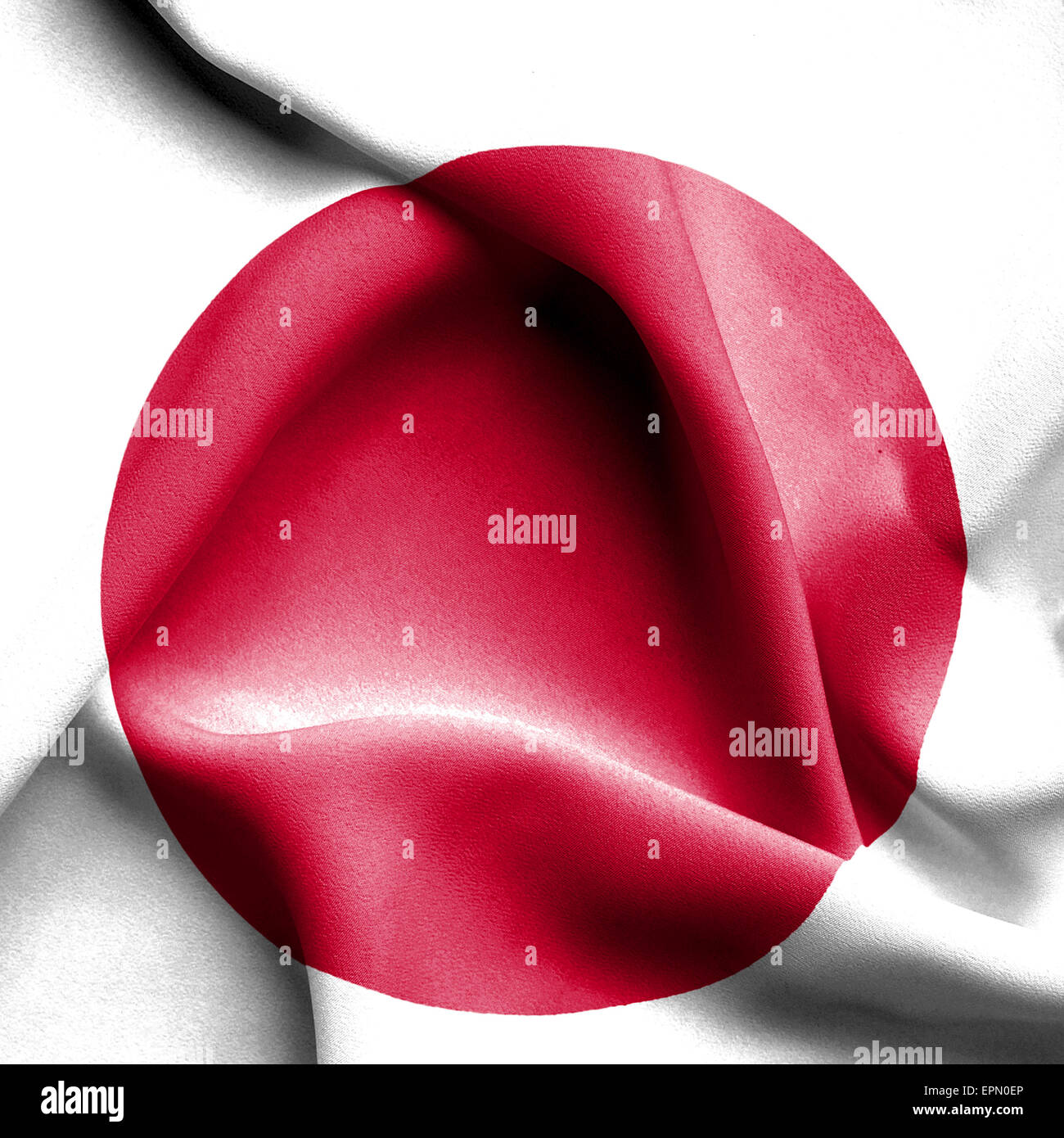 Japan flag waving 3d abstract hi-res stock photography and images - Alamy