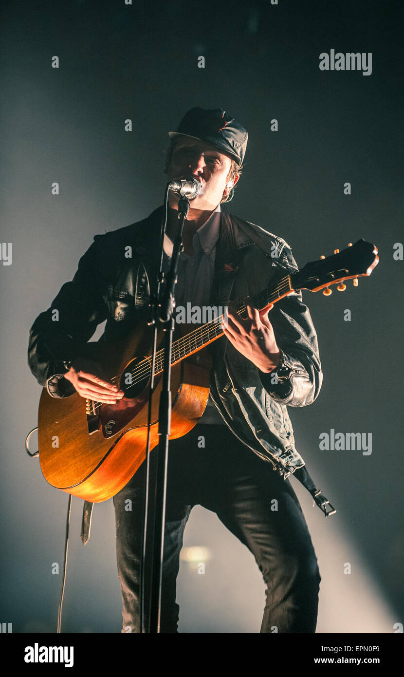 Jamie T performs at Alexandra Palace on the first of two nights touring ...