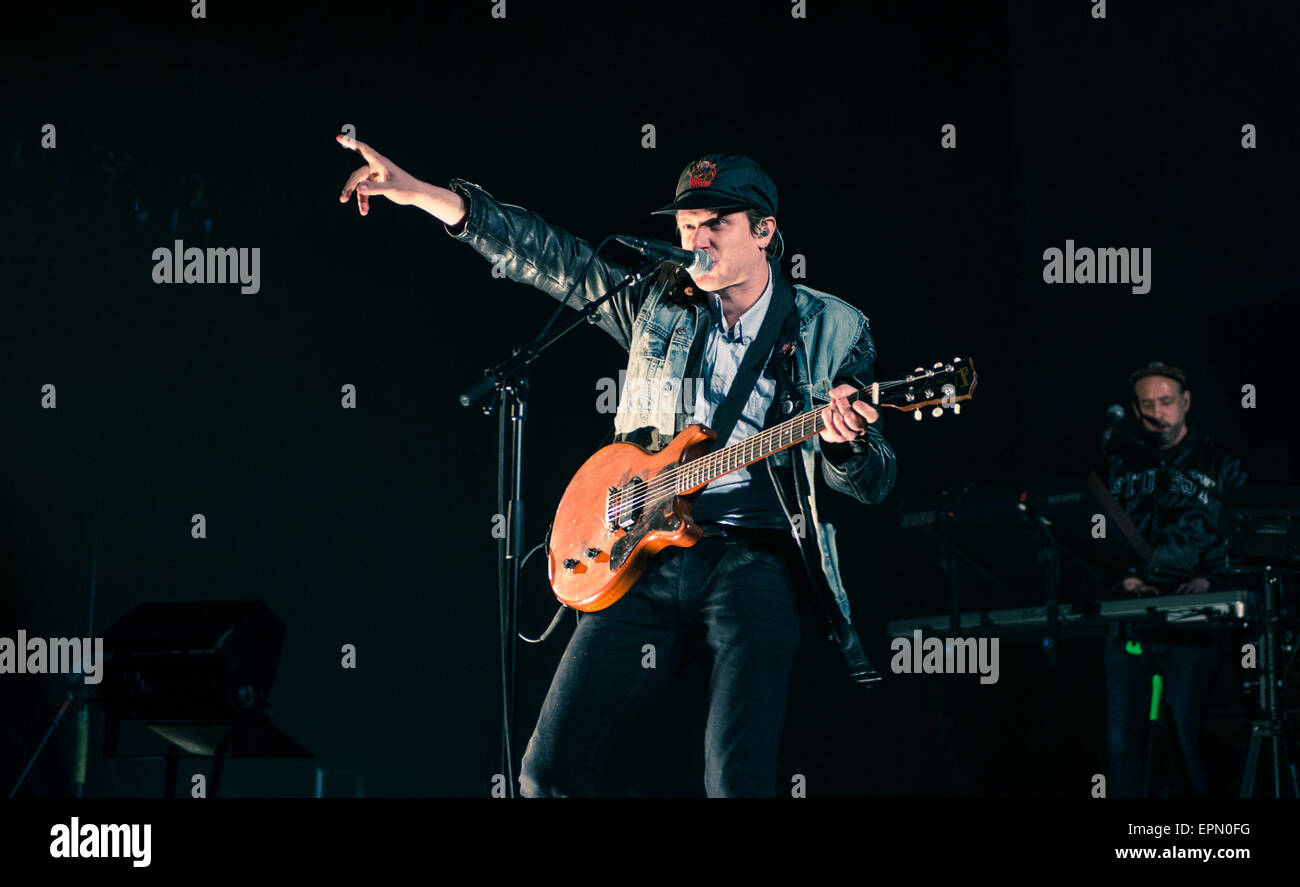 Jamie T performs at Alexandra Palace on the first of two nights touring ...