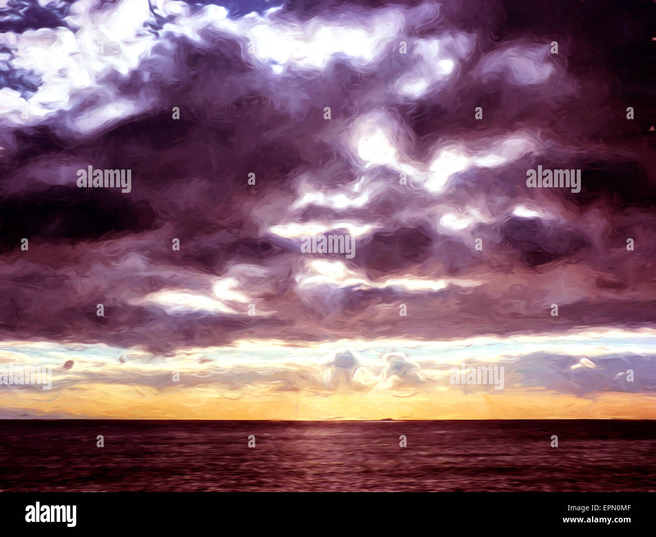 Moody storm painting hi-res stock photography and images - Alamy
