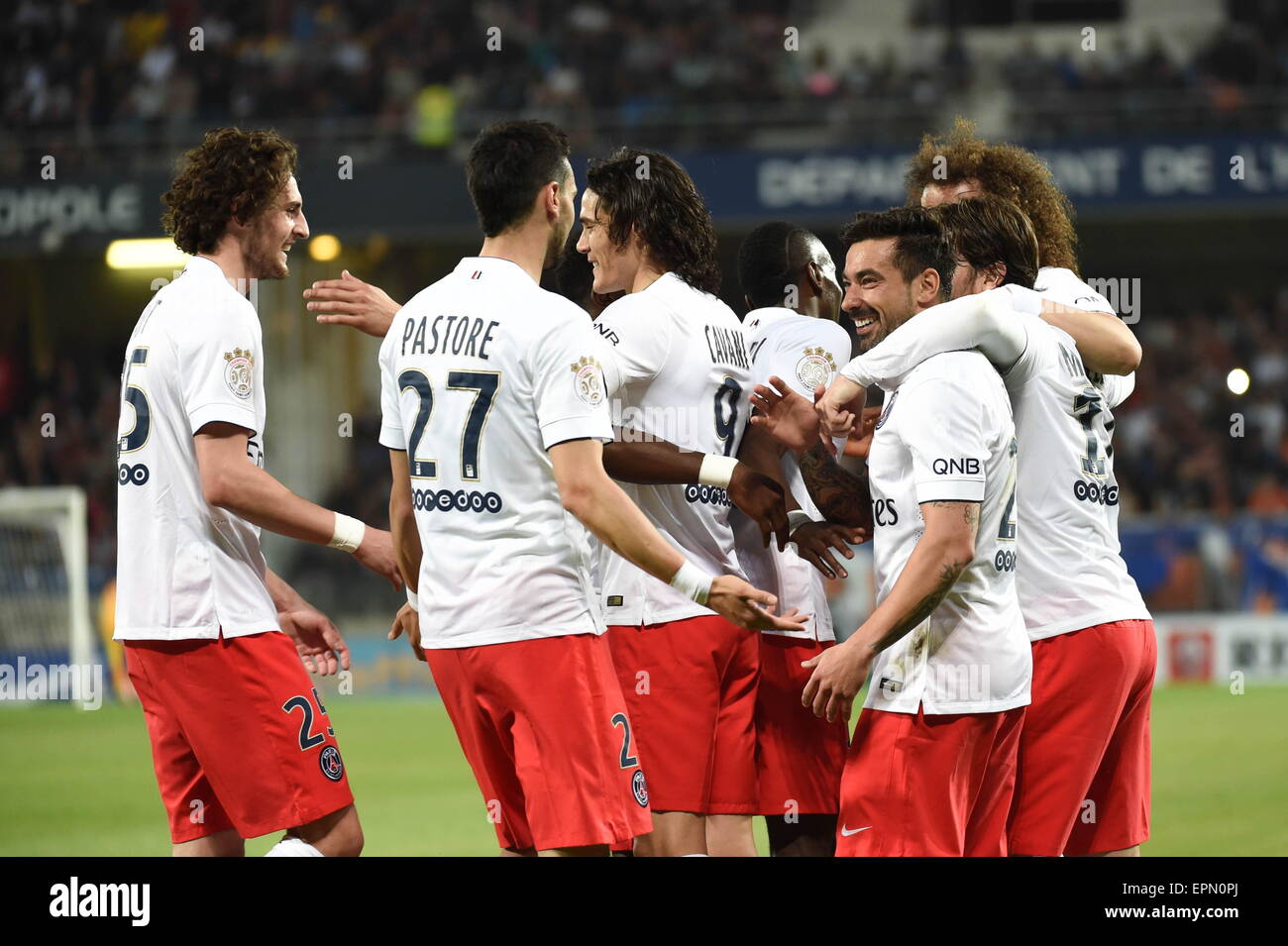 Joie PSG - 16.05.2015 - Montpellier/Paris Saint Germain - 37eme journee ...