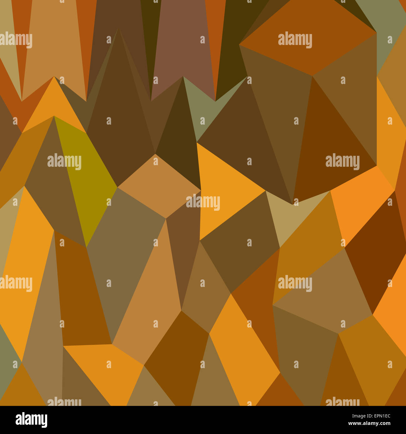 Low polygon style illustration of copper brown abstract geometric ...