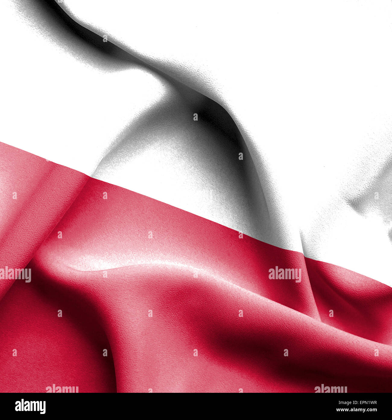Poland waving flag Stock Photo - Alamy