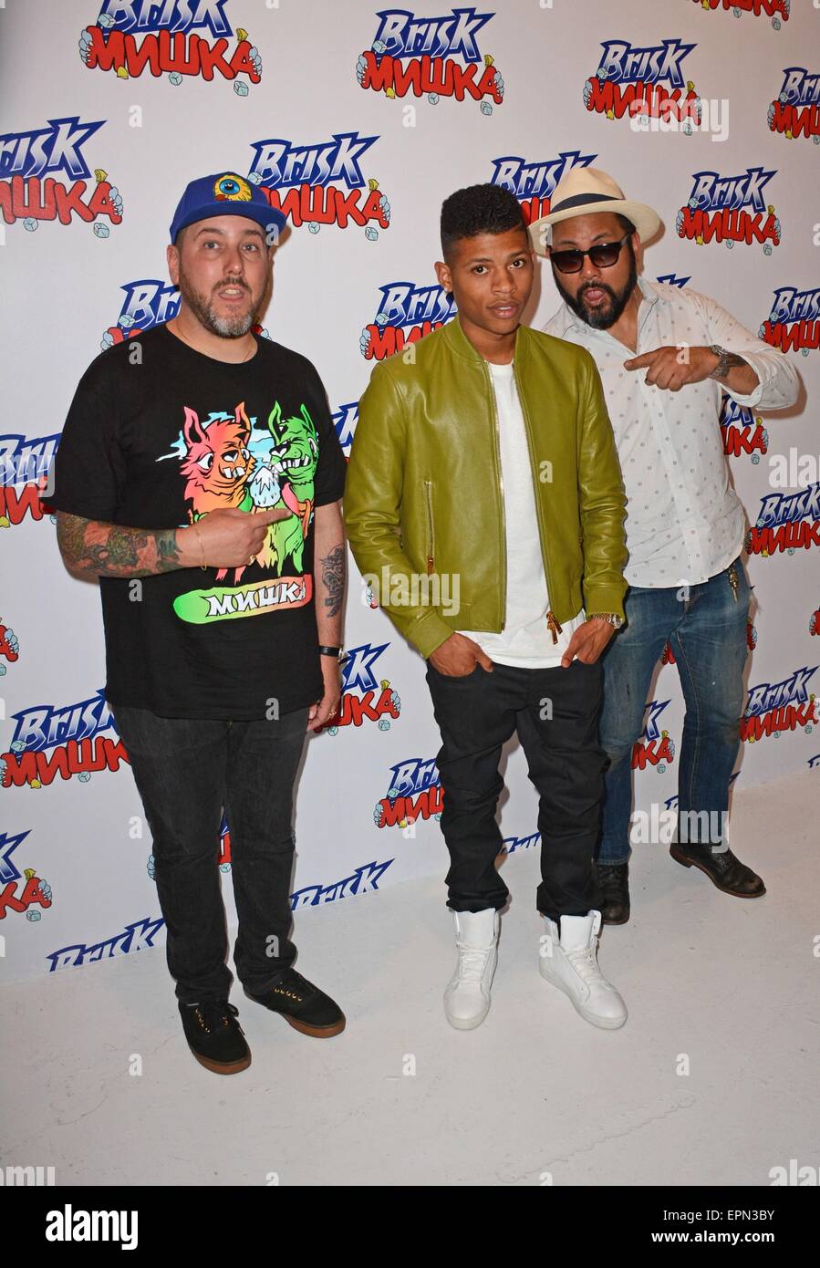 New York, NY, USA. 19th May, 2015. Greg Rivera, Bryshere Gray, aka Yazz ...