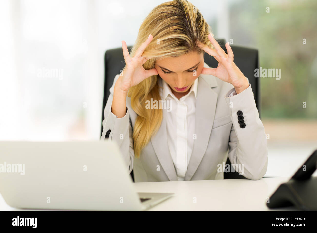 Overworked lady hi-res stock photography and images - Alamy
