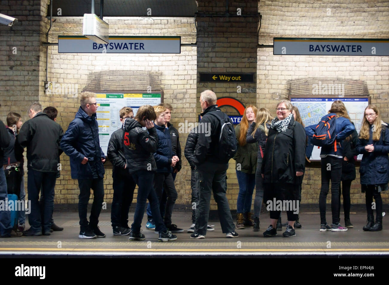 London Underground station Bayswater Stock Photo - Alamy