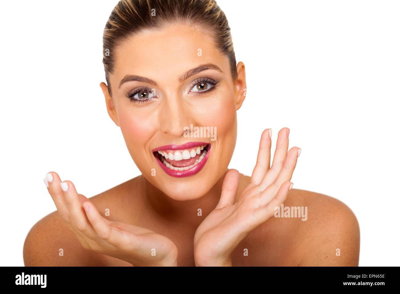 Cheerful facial expression hi-res stock photography and images - Alamy