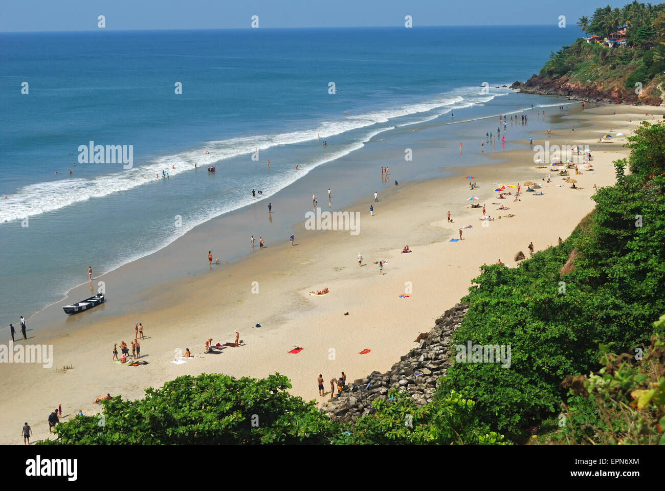 Varkala beach kerala hi-res stock photography and images - Alamy