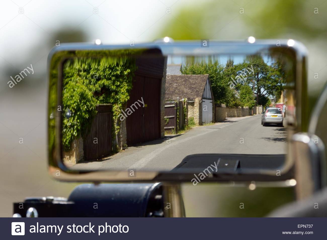 Rear View Mirror Of Vintage Car High Resolution Stock Photography and ...