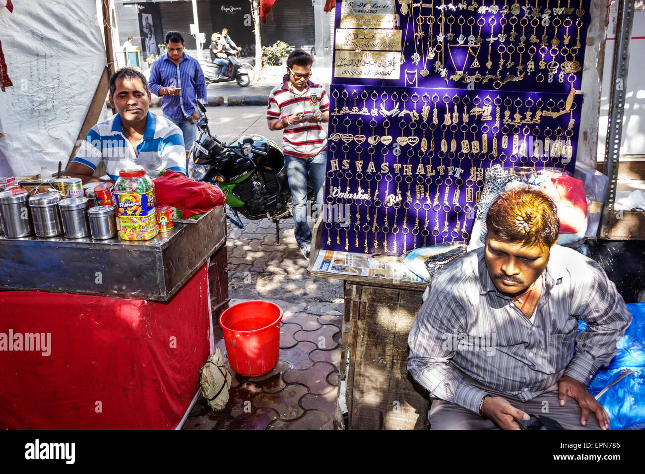 Indian merchant food retail hi-res stock photography and images - Alamy
