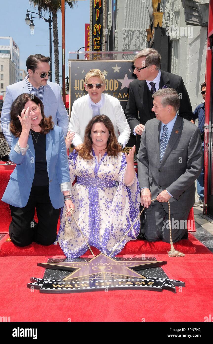 Los Angeles, CA, USA. 19th May, 2015. Maureen Schultz, Ben Falcone ...