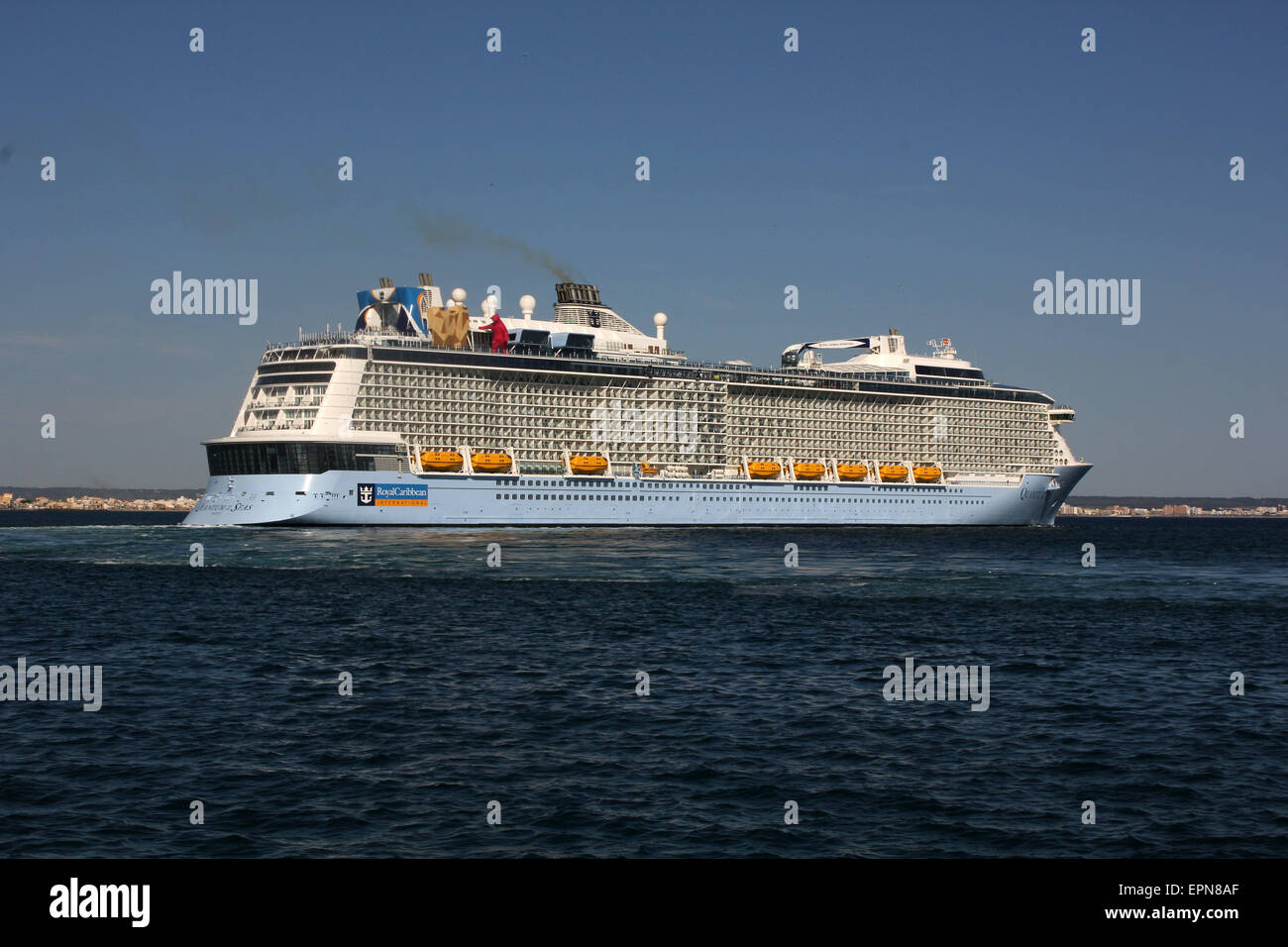 Royal Caribbean Cruise Ship Quantum High Resolution Stock Photography ...