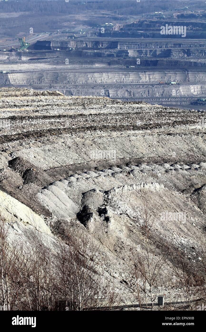brown coal mining Stock Photo - Alamy