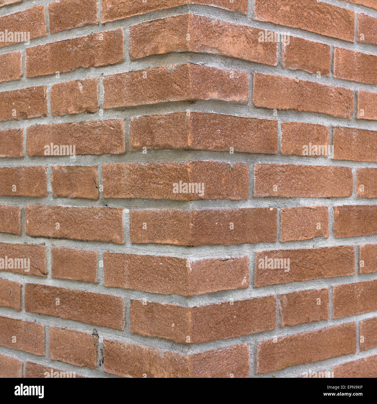 Front view of a wall with bricks arranged in a regular mode Stock Photo ...